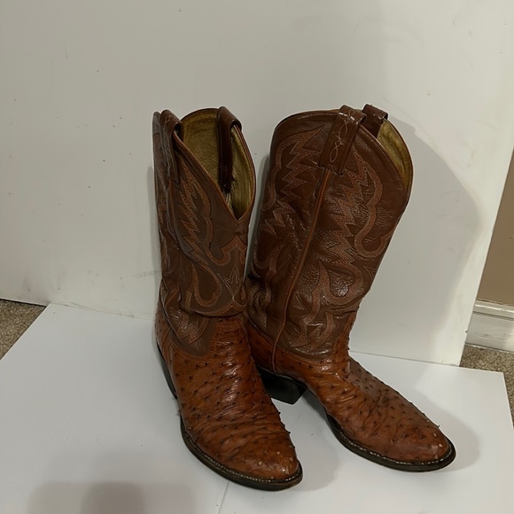 Tony Lama | Shoes | Vintage Tony Llama Ostrich Boots | Poshmark